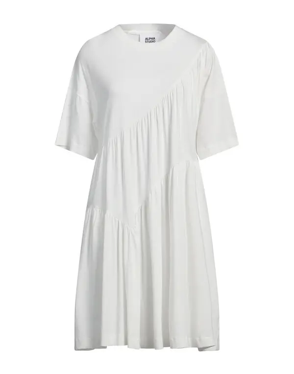 Alpha Studio Flared Midi Dress