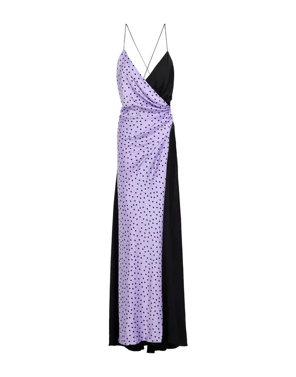 Pinko Maxi Dress In Polyester And Elastane