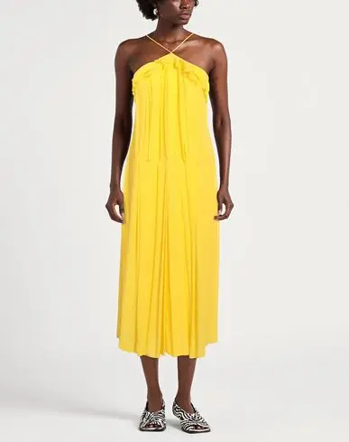 8PM Viscose Midi Dress With Ruffles