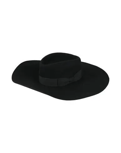 VAN PALMA Merino Wool Fedora - Black