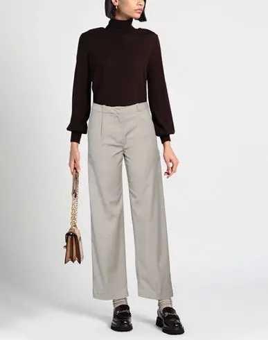 LOW CLASSIC Flared Trousers - Beige