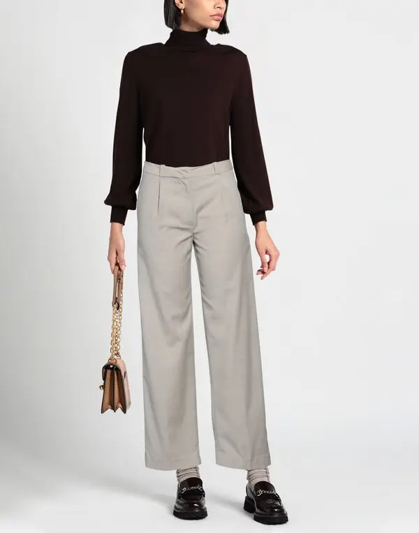 LOW CLASSIC Flared Trousers - Beige