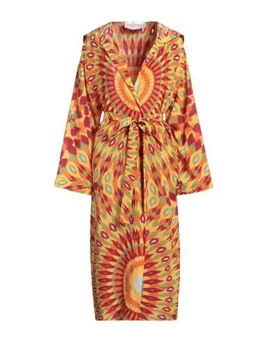 Valentino Garavani Silk Maxi Wrap Dress - Yellow