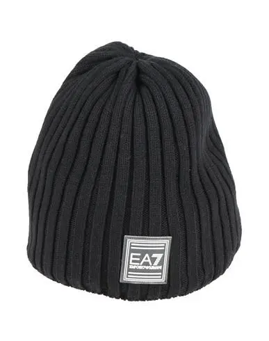 EA7 Knitted Beanie - Black