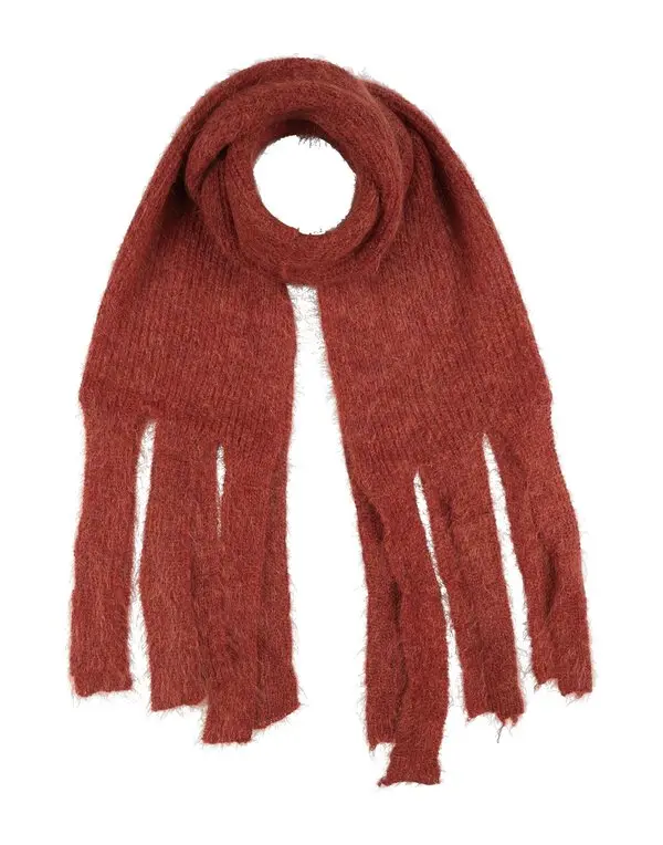 Alpha Studio Scarf Wool, Polyamide - Red