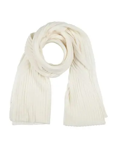 Alpha Studio Scarf Ivory Recycled Wool, Ecovero Viscose, Recycled Polyamide, Recycled Cashmere - White