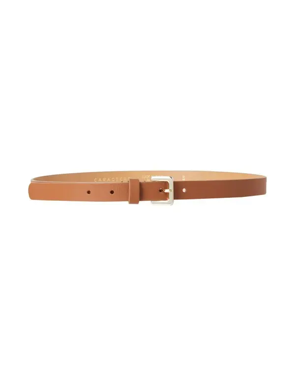 CARACTÈRE Leather Belt With Buckle