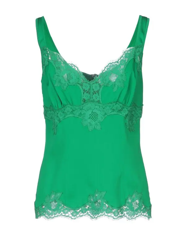 Dolce & Gabbana Silk & Elastane Top