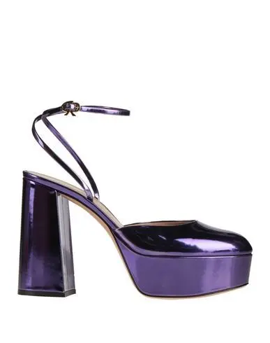 GIANVITO ROSSI Leather Pumps - Purple