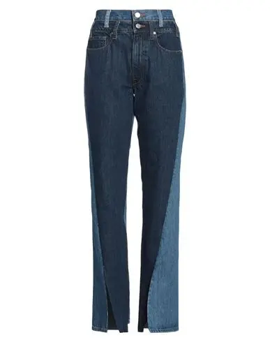 FRAME Straight-leg Jeans With Leather Trims