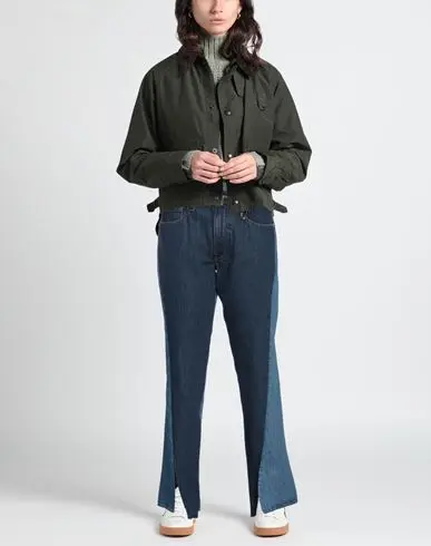 FRAME Straight-leg Jeans With Leather Trims