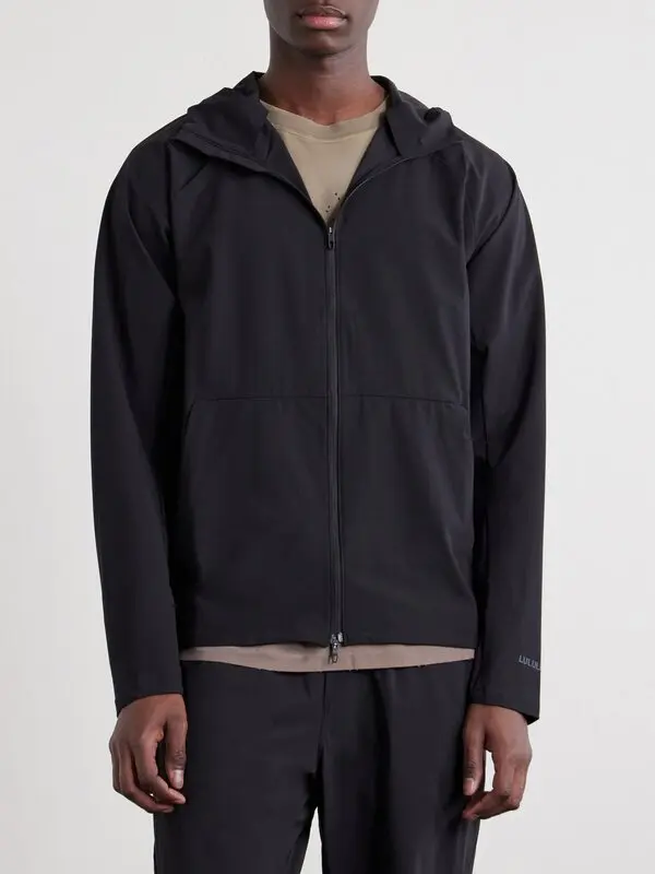 Lululemon Pace Breaker Recycled-nylon And Lycra®-blend Hooded Jacket - Black