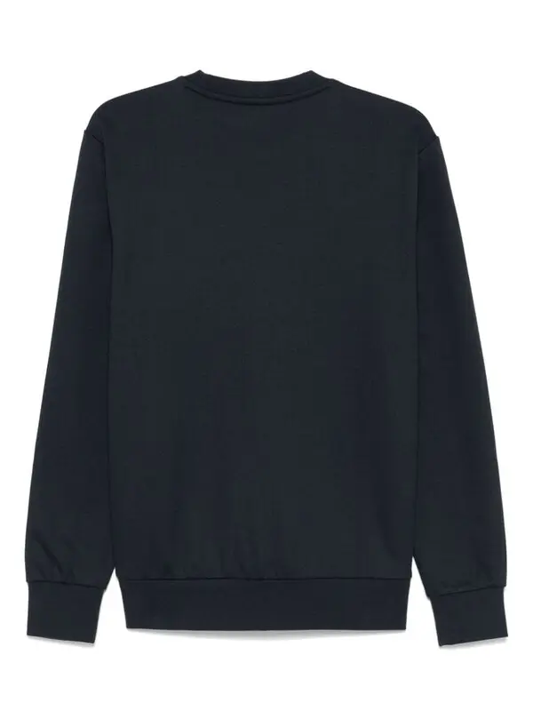 BOSS Flocked Logo Crewneck Sweatshirt