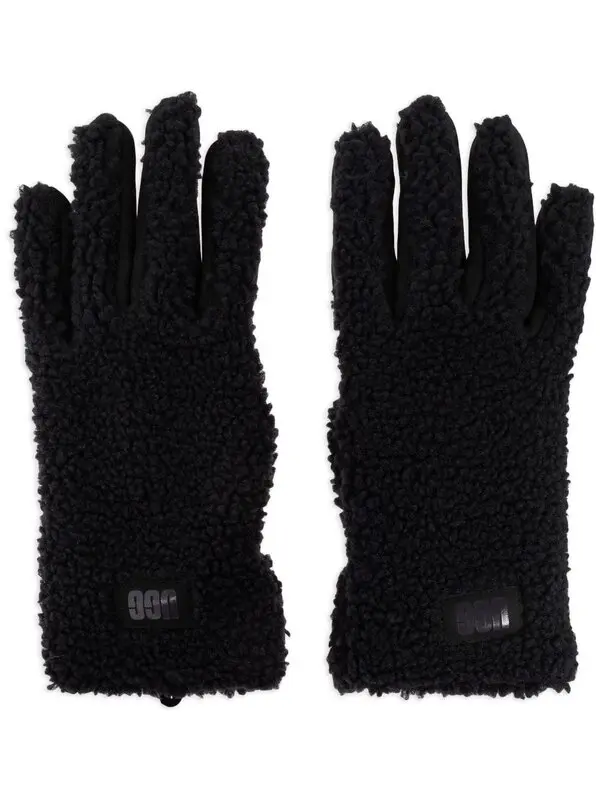 UGG Fluff Gloves - Black