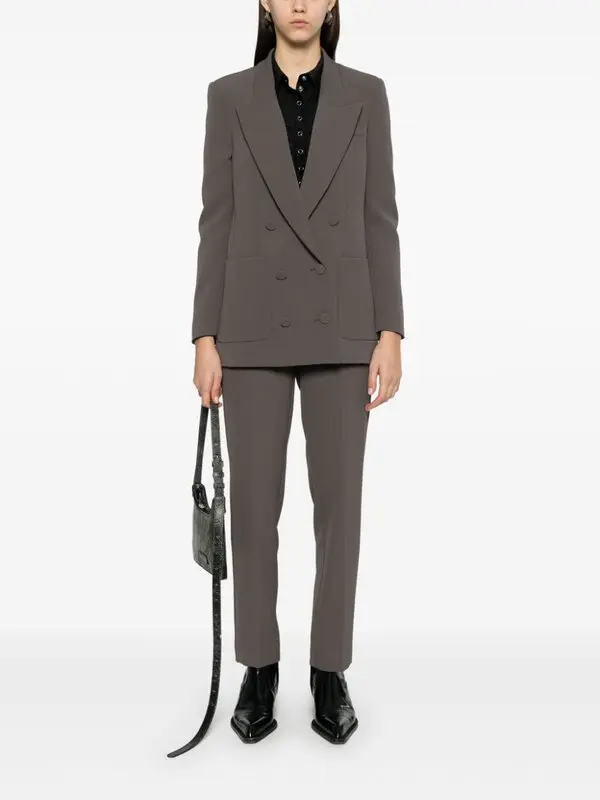 DRHOPE Double-breasted Blazer - Grey