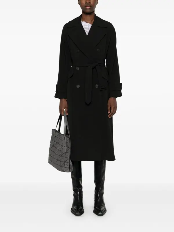 DRHOPE Belted Trench Coat