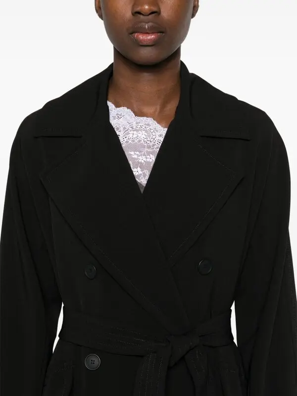 DRHOPE Belted Trench Coat