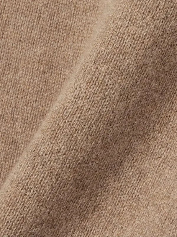 THE ELDER STATESMAN Cashmere Sweater - Camel