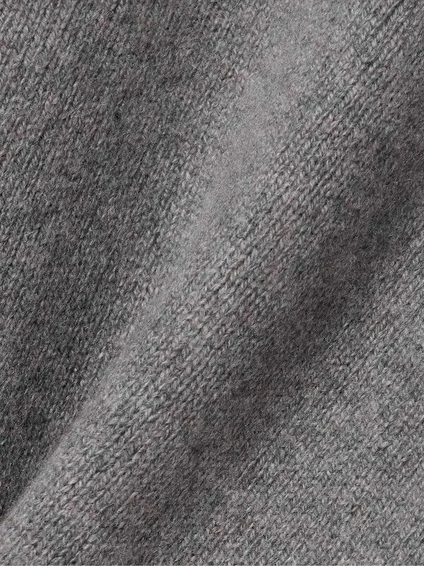 THE ELDER STATESMAN Cashmere Boxy Sweater - Gray