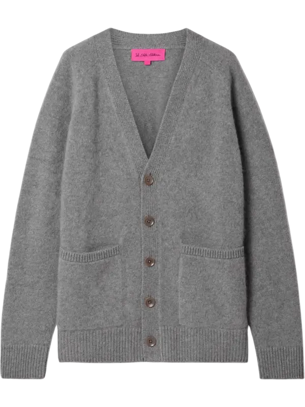 THE ELDER STATESMAN Cashmere Cardigan - Gray