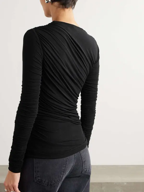 AGOLDE Tania Draped Top