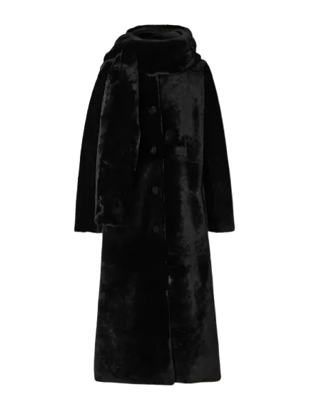 Nour Hammour Daphne Shearling Coat