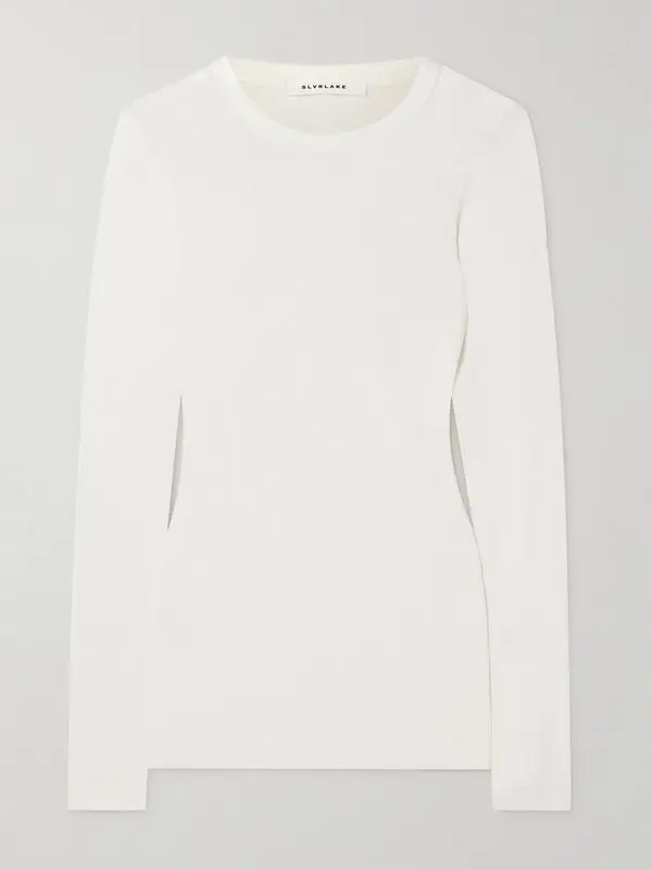SLVRLAKE Cotton-jersey T-shirt