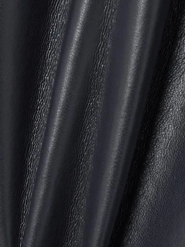 AGOLDE Luna Pieced Recycled Leather-blend Pants - Gray