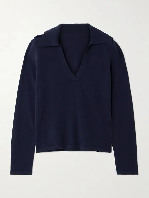 FORTELA Lou Cashmere Polo Sweater