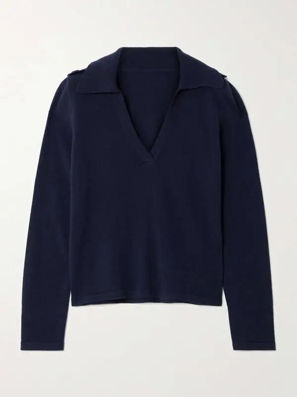 FORTELA Lou Cashmere Polo Sweater