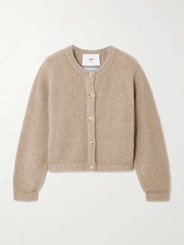 Arch4 Antrim Cashmere-blend Bouclé Cardigan