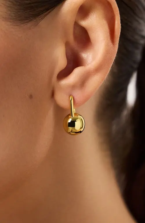 ANA LUISA Perry Sphere Hoop Earrings - Gold