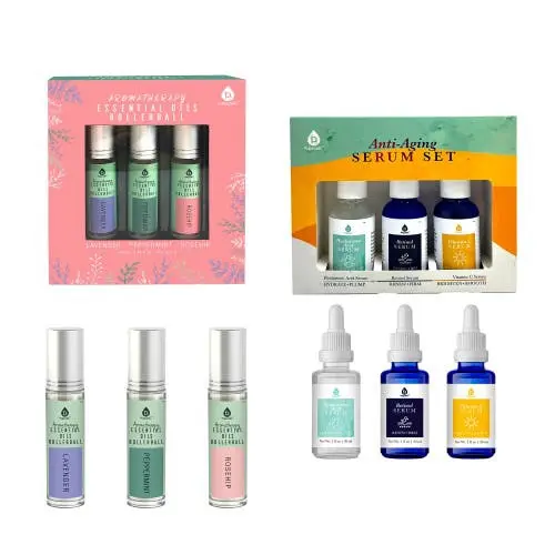 PURSONIC Aromatherapy & Anti-aging Serum Set - Multicolor