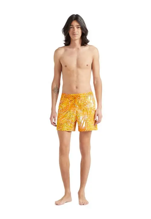 Vilebrequin Palm Leaves Stretch Swim Shorts - Mangue