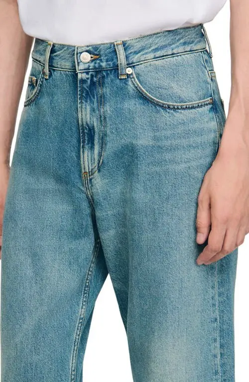 Sandro Faded Baggy Jeans - Blue