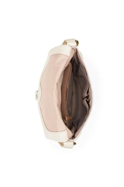 THE SAK Leather Crossbody Bag - Stone