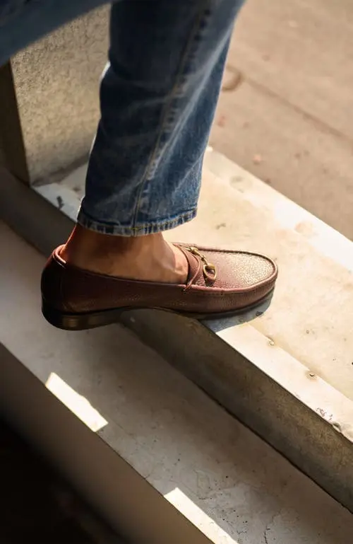 ANTHONY VEER Lucca Bit Loafer - Dark Brown