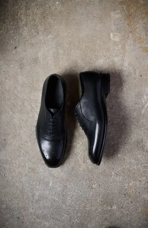 ANTHONY VEER Turin Oxford - Antique Black