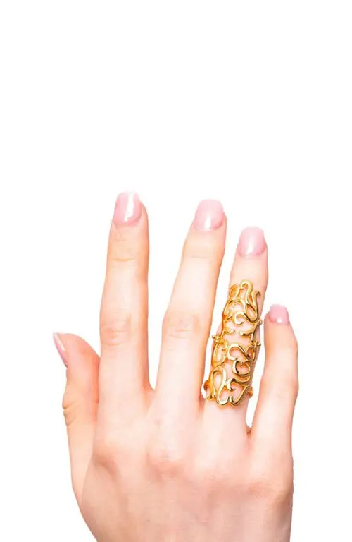 LUCY QUARTERMAINE Elements Armour Ring - Gold