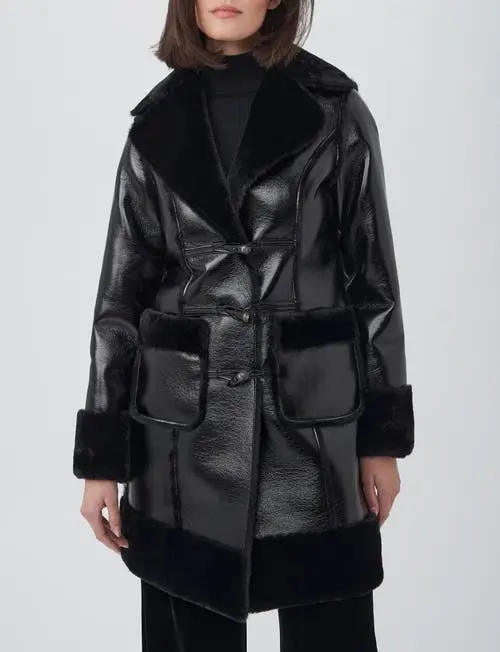 Trina Turk Prisley Shearling Coat