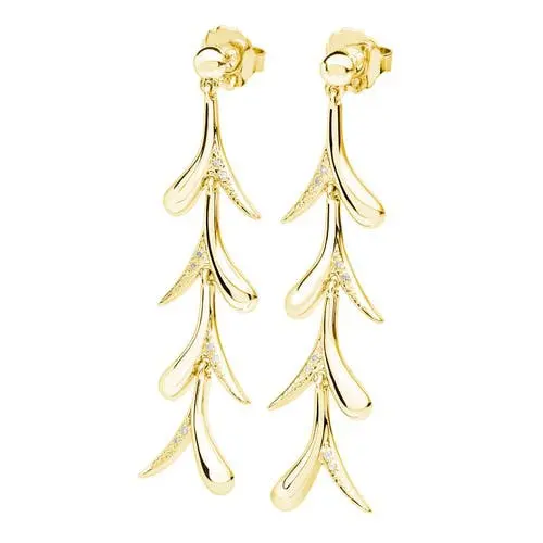 LUCY QUARTERMAINE Sycamore Drop Earrings - Gold