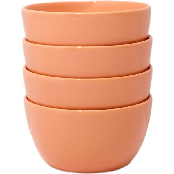 FORS STUDIO Small Bowlset Of 4 - Coral