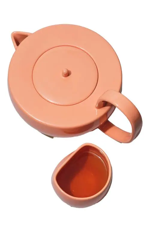 FORS STUDIO Large Teapot - Coral