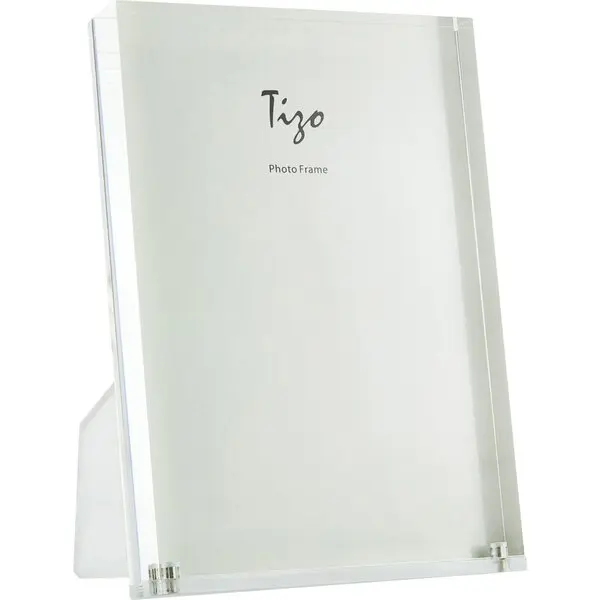 TIZO Lucite Easel 5" X 7" Picture Frame - Clear