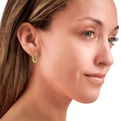 DONATELLO GIAN Name' Hoop Earrings
