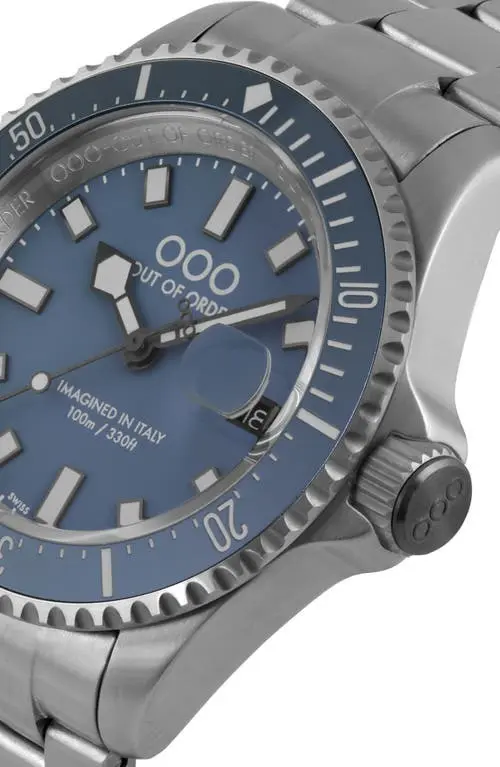 OUT OF ORDER Casanova Bracelet Watch - Blue Mediterraneo