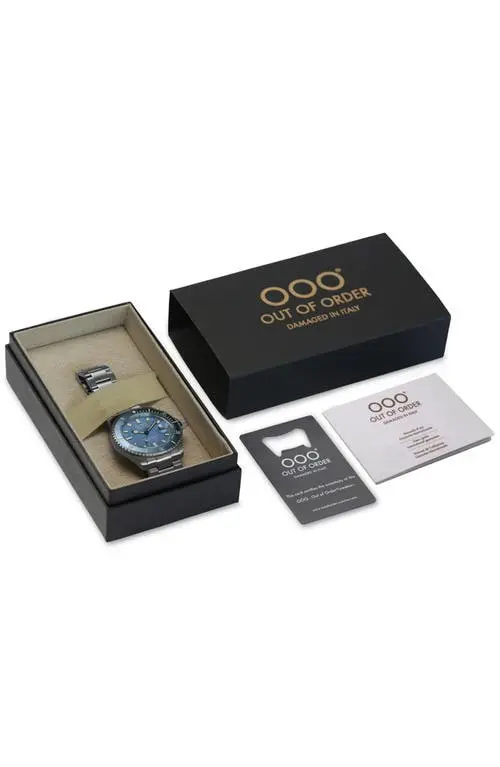 OUT OF ORDER Casanova Bracelet Watch - Blue Mediterraneo