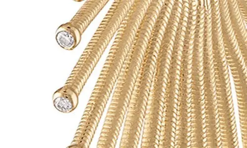 EDEN PRESLEY Roar Lion Diamond Extra Large Hoop Earrings