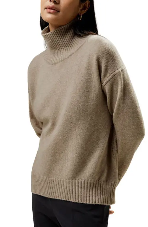 Lilysilk Turtleneck Relaxed-fit Cashmere Sweater