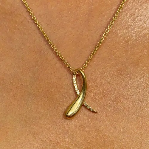 LUCY QUARTERMAINE Vermeil Sycamore Pendant